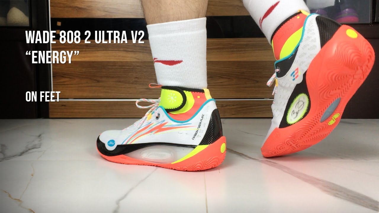 Li-Ning Wade 808 2 Ultra V2 Energy Colorway: On Feet - YouTube