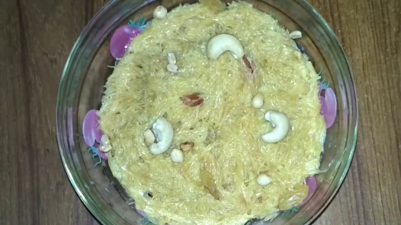 স্পেশাল মজাদার ডেজার্ট দুধে ভেজা ঘন সেমাই || special Desert milk semai ...