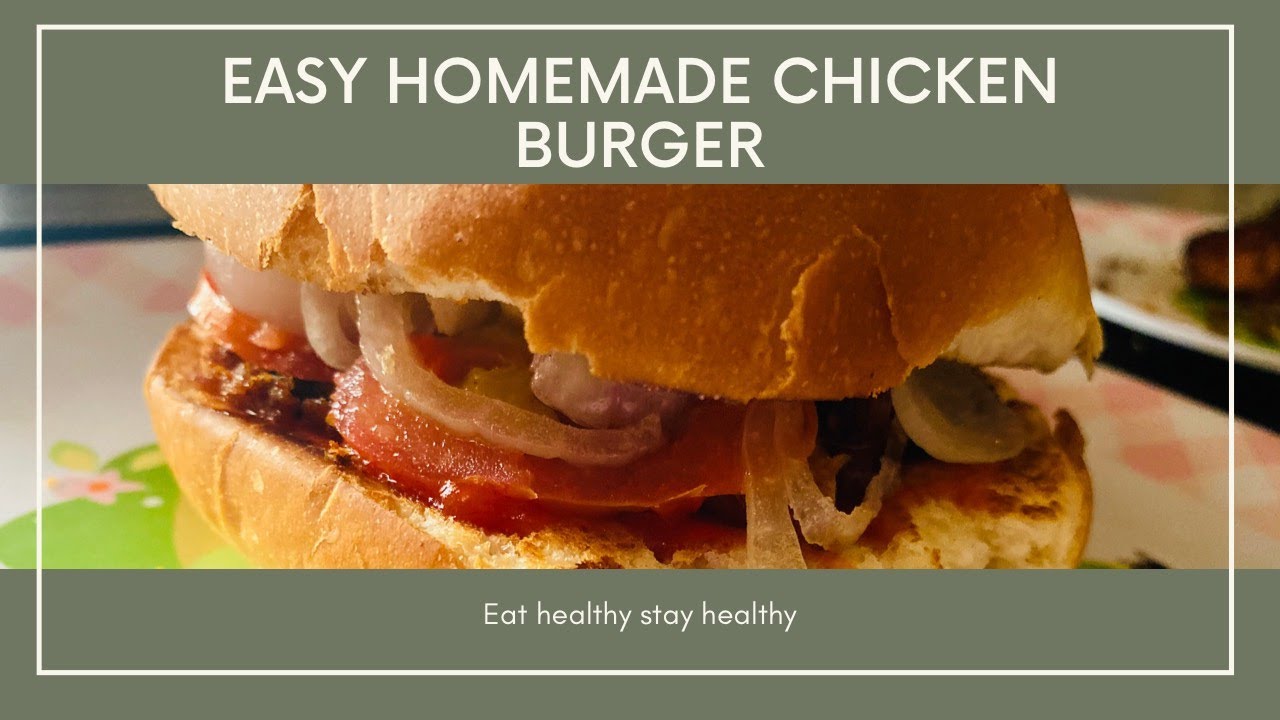 HOW TO MAKE CHICKEN BURGER|| QUICK RECIPE||SAMS KITCHEN - YouTube