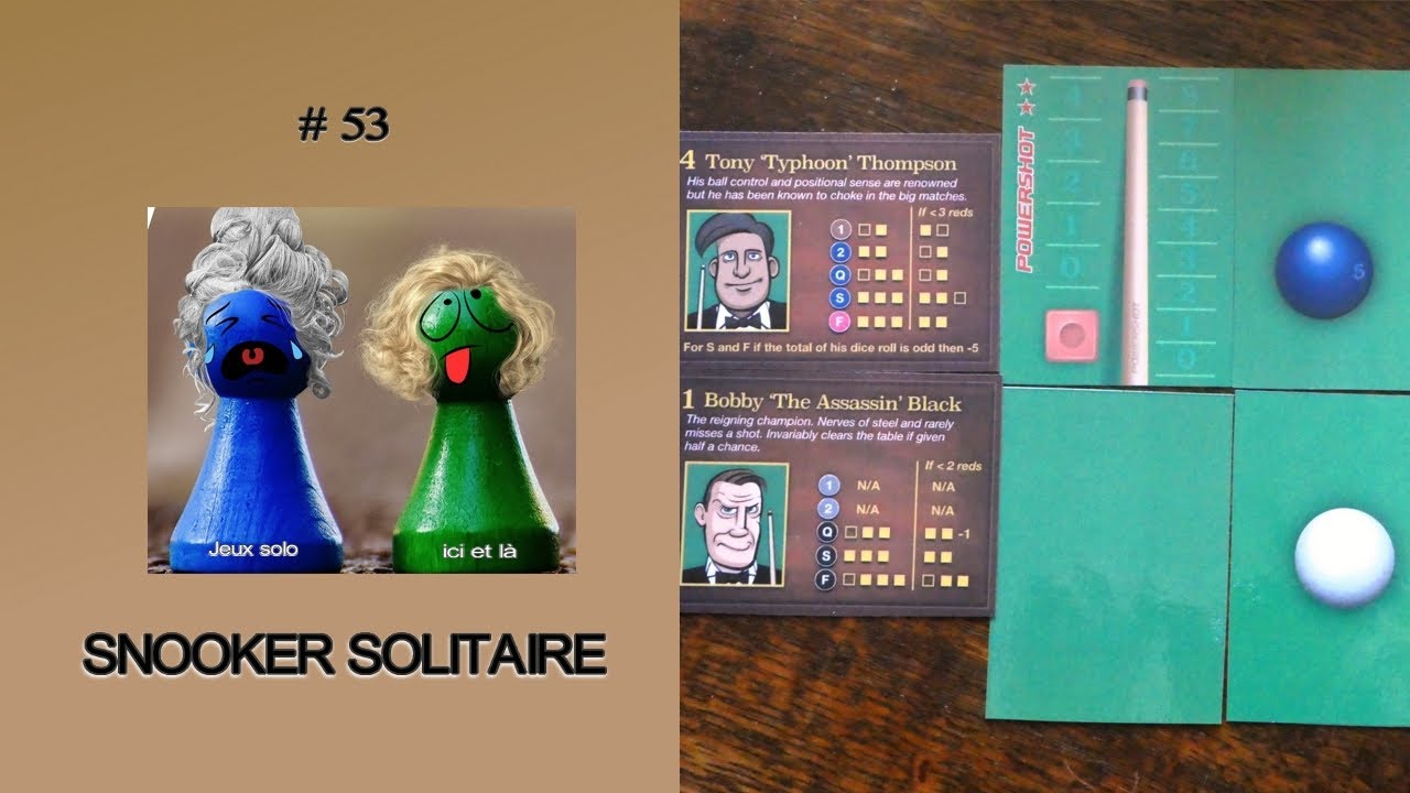 SNOOKER SOLITAIRE - #53 – Jeu de cartes et de dés – Jeu solo print and ...