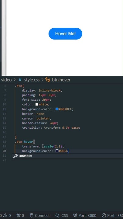 CSS Cool Button Hover Effects #ytshorts #youtubeshorts #trending #viralshorts #coding - YouTube