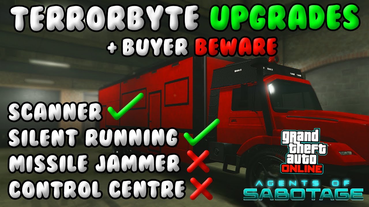 How to Unlock NEW Terrorbyte Upgrades GTA Online Agents of Sabotage ...