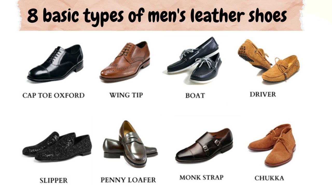 8 basic types of men's leather shoes you should know | Fashion Styles ...