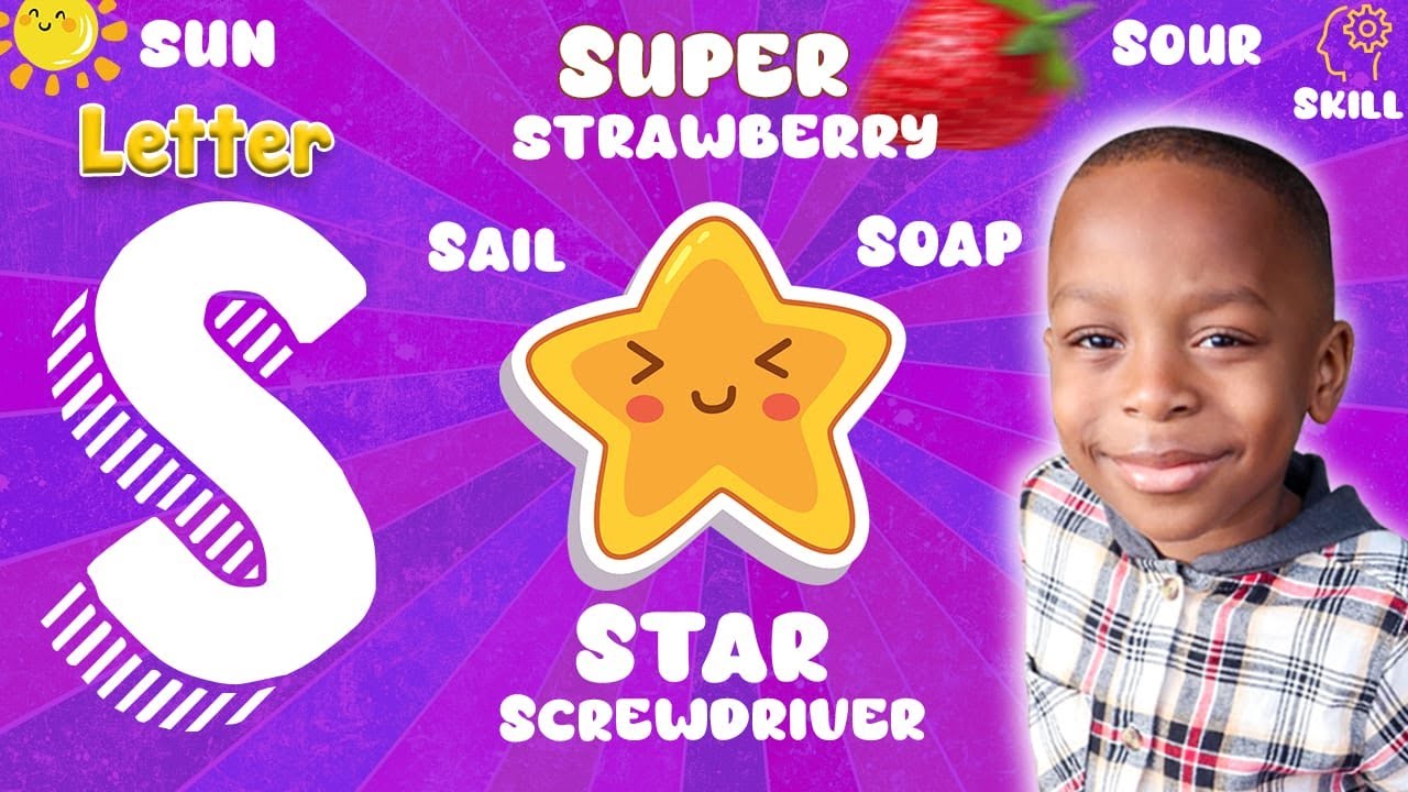 Learn the Letter S | Phonics Song for Kids | Let's Learn About The ...