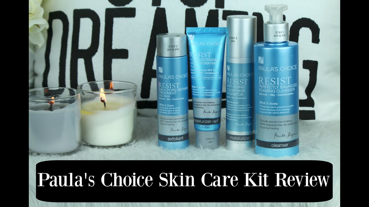Skin Care| Paula's Choice Skin Care Kit Review - YouTube