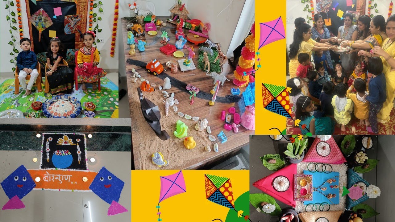 Bornhan decoration ideas ll Bornhan rangoli ll Bornhan celebration ...