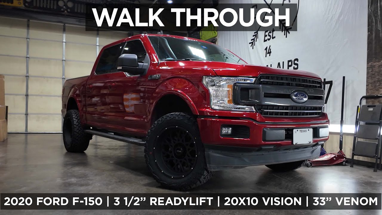 2020 Ford F-150 | 3.5" Readylift, 20x10 -25 Vision, 33x12.50r20 Venom ...