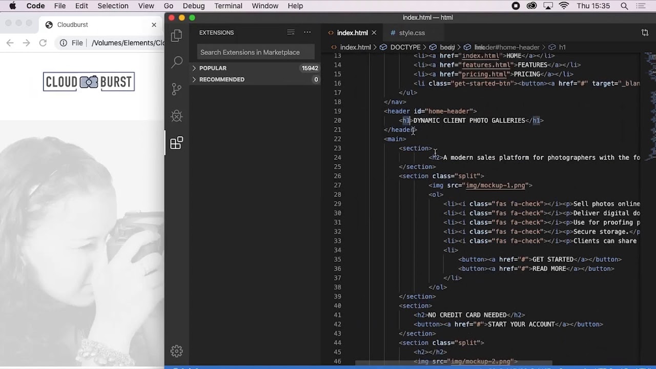HTML / CSS & Responsive_ Short Course - YouTube
