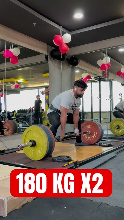 180 KG X2 DEADLIFT - YouTube