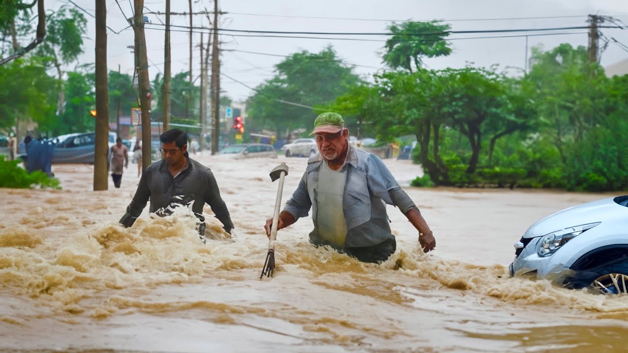 Epic Flash Flood Street Drain Unclogging Witness the Power of Nature ...