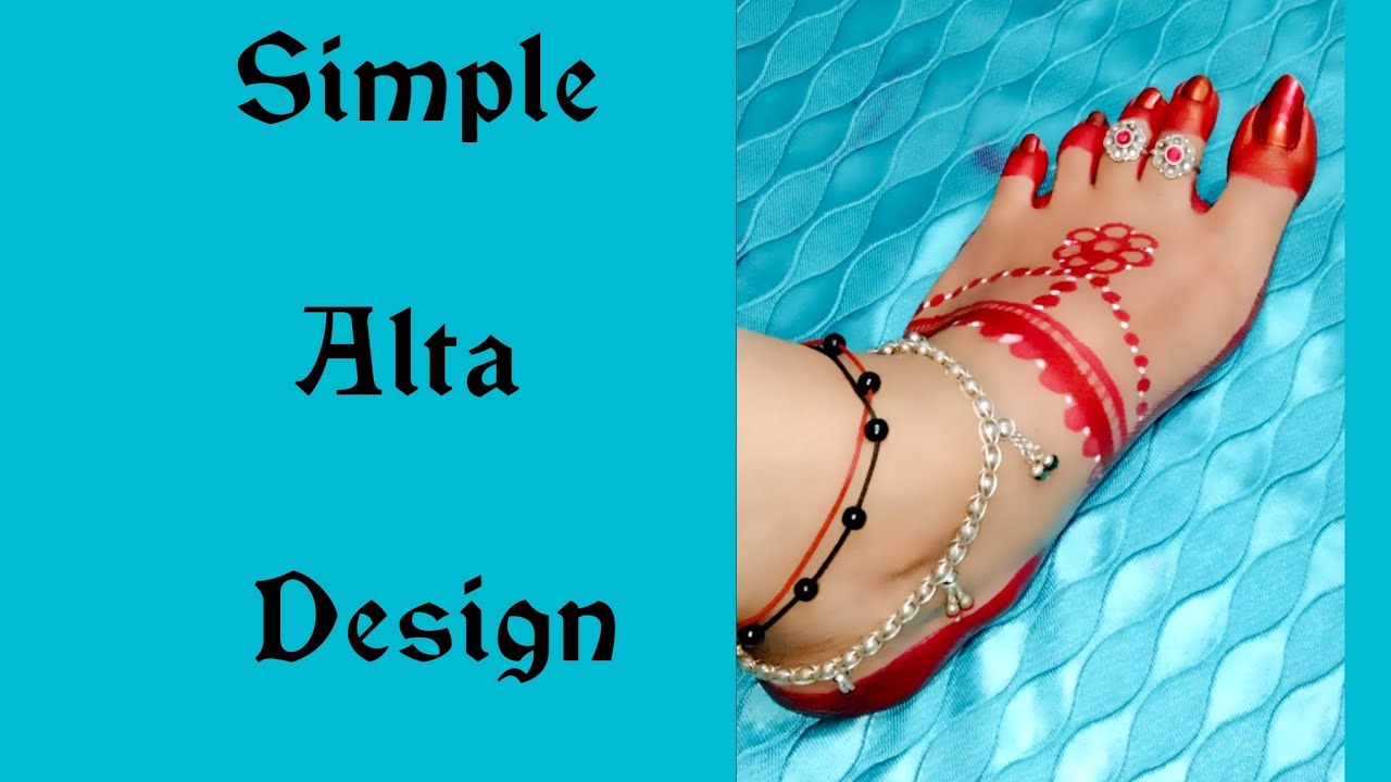 Aalta Design for your beautiful feet || Aalta Design | Designbymadhu # ...