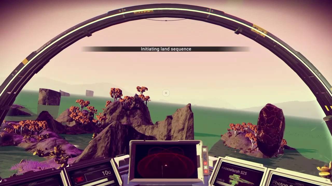 NMS - Lush B-class Planet (but it's PURPLE!) - YouTube