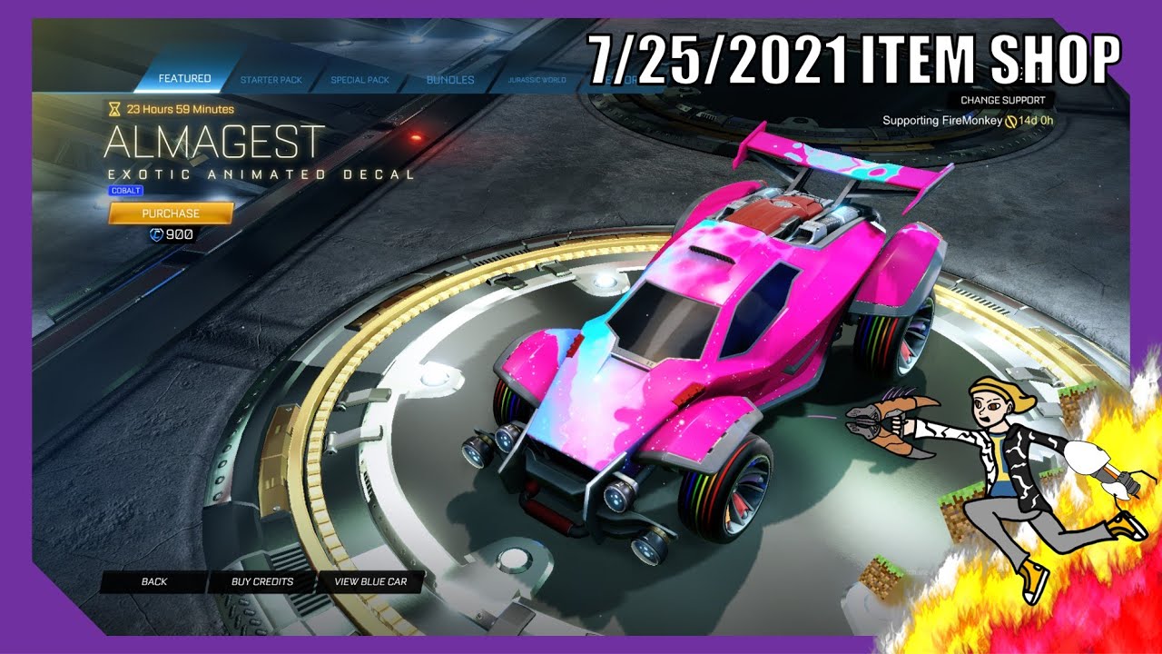 *Exotic* Cobalt Almagest Universal Animated Decal! | Rocket League Item ...