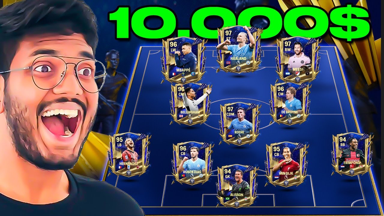 I Tried Every TOTY card in FC MOBILE! - YouTube