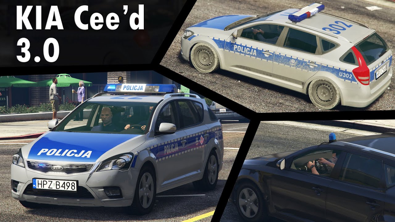 KIA Cee'd SW w 3 wersjach dla polskiej policji - prezentacja - YouTube