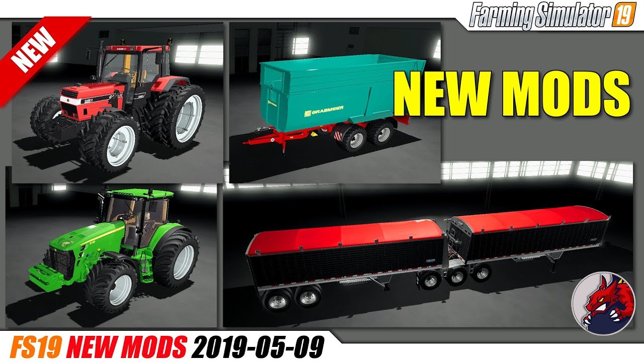 FS19 | New Mods (2019-05-09) - review - YouTube