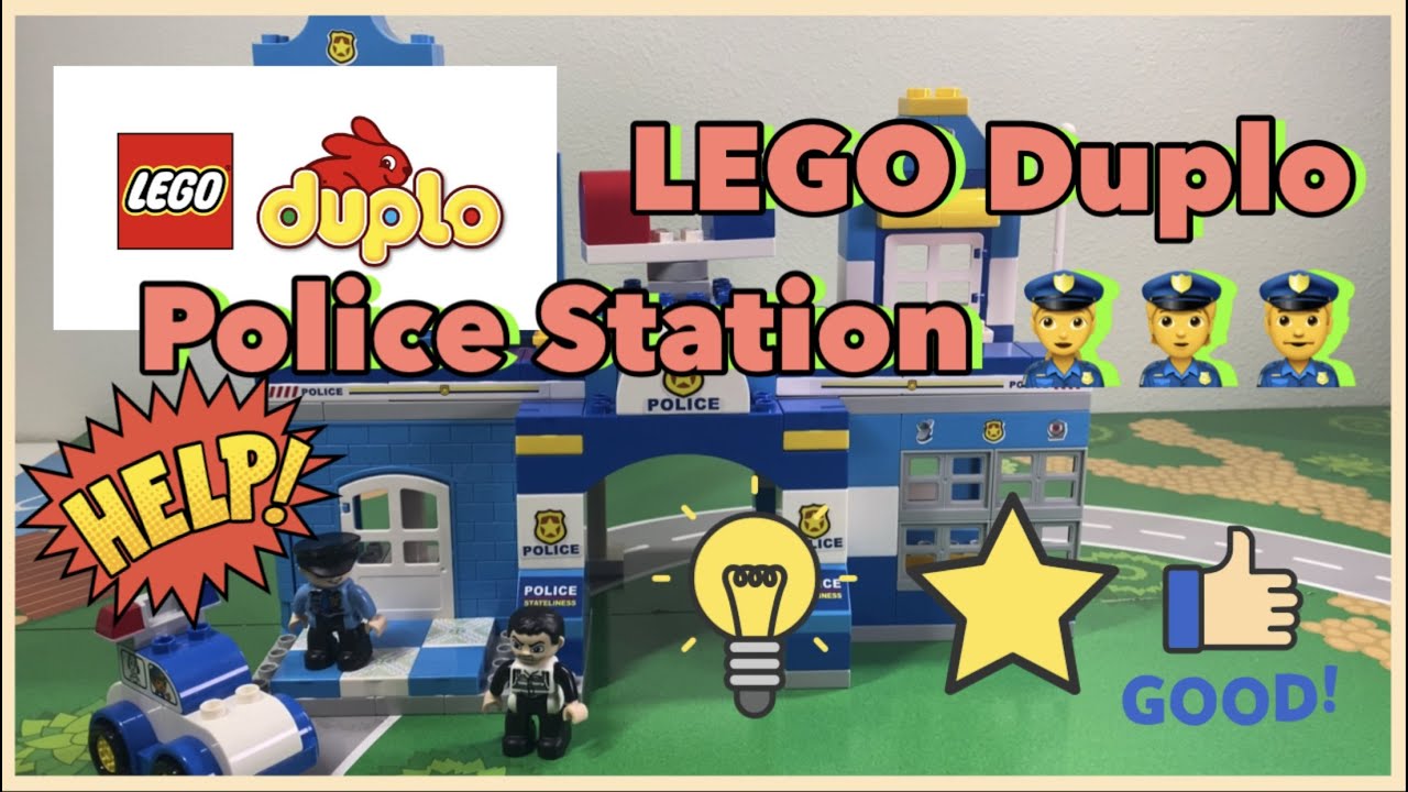 LEGO DUPLO City Police Station and Police Car (레고 듀플로 경찰서) - YouTube