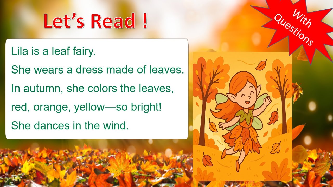 Reading Comprehension for Kindergarten, LKG, UKG | Practice Reading for ...