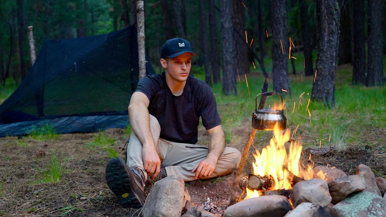 Solo Camping And Foraging For Wild Food Youtube 7201