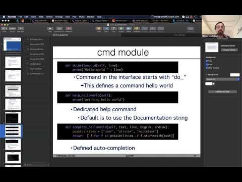 PyHEP 2021: Create the shell experience thanks to cmd module - YouTube