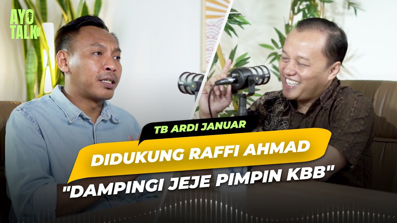 Tb Ardi Januar Didukung Raffi Ahmad, Dampingi Jeje Pimpin KBB - YouTube