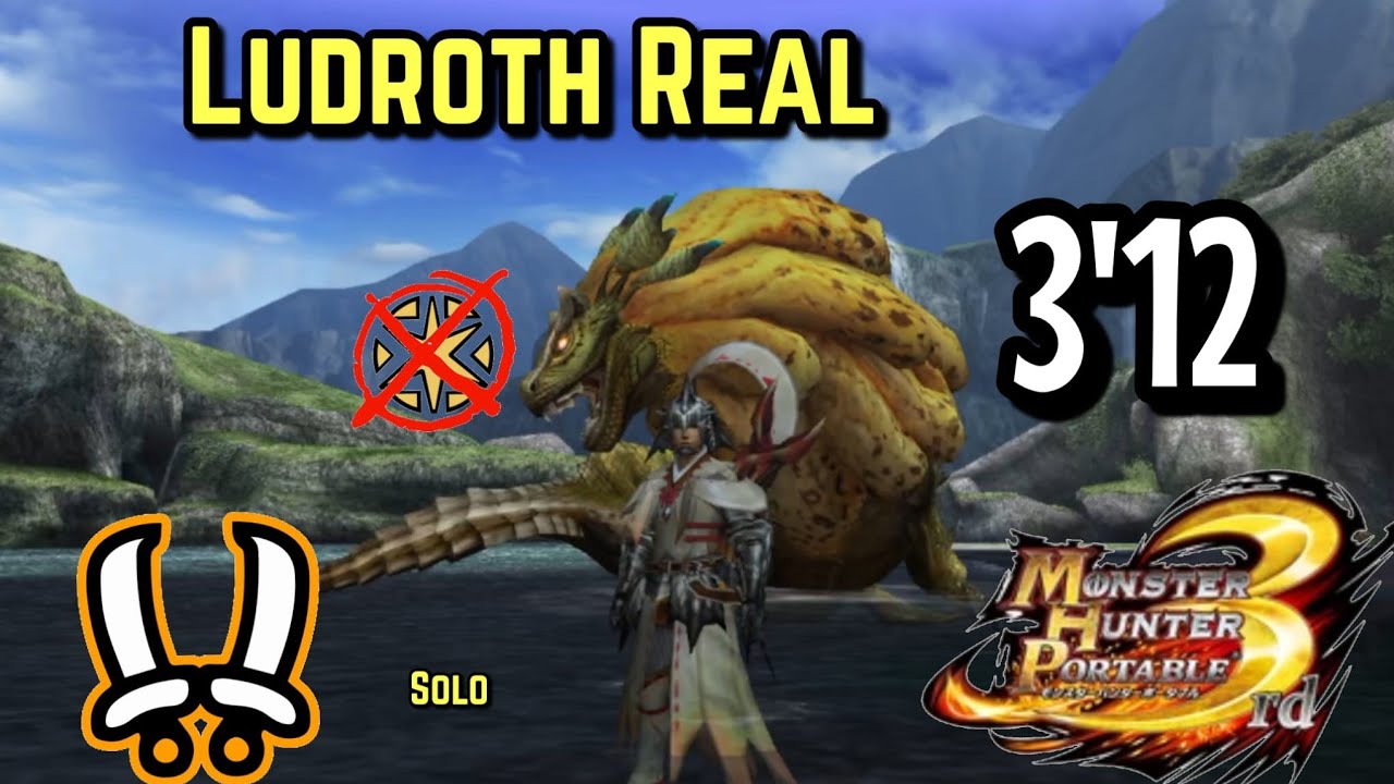 Ludroth Real Solo 3'12 Dual Swords Monster Hunter Portable 3rd, Cómo Cazar al Ludroth Real ...