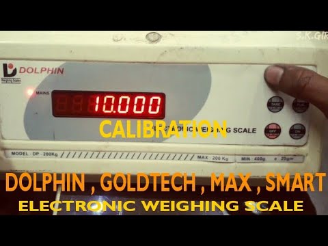 Calibrating Dolphin 200Kg Electronic Weighing Scale | Weight Setting ...