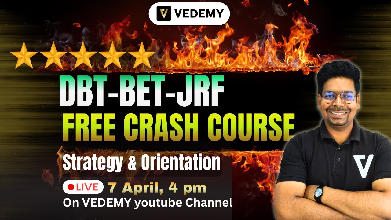 DBT-JRF 2025 | FREE Crash Course | Strategy and Orientation | Virendra ...