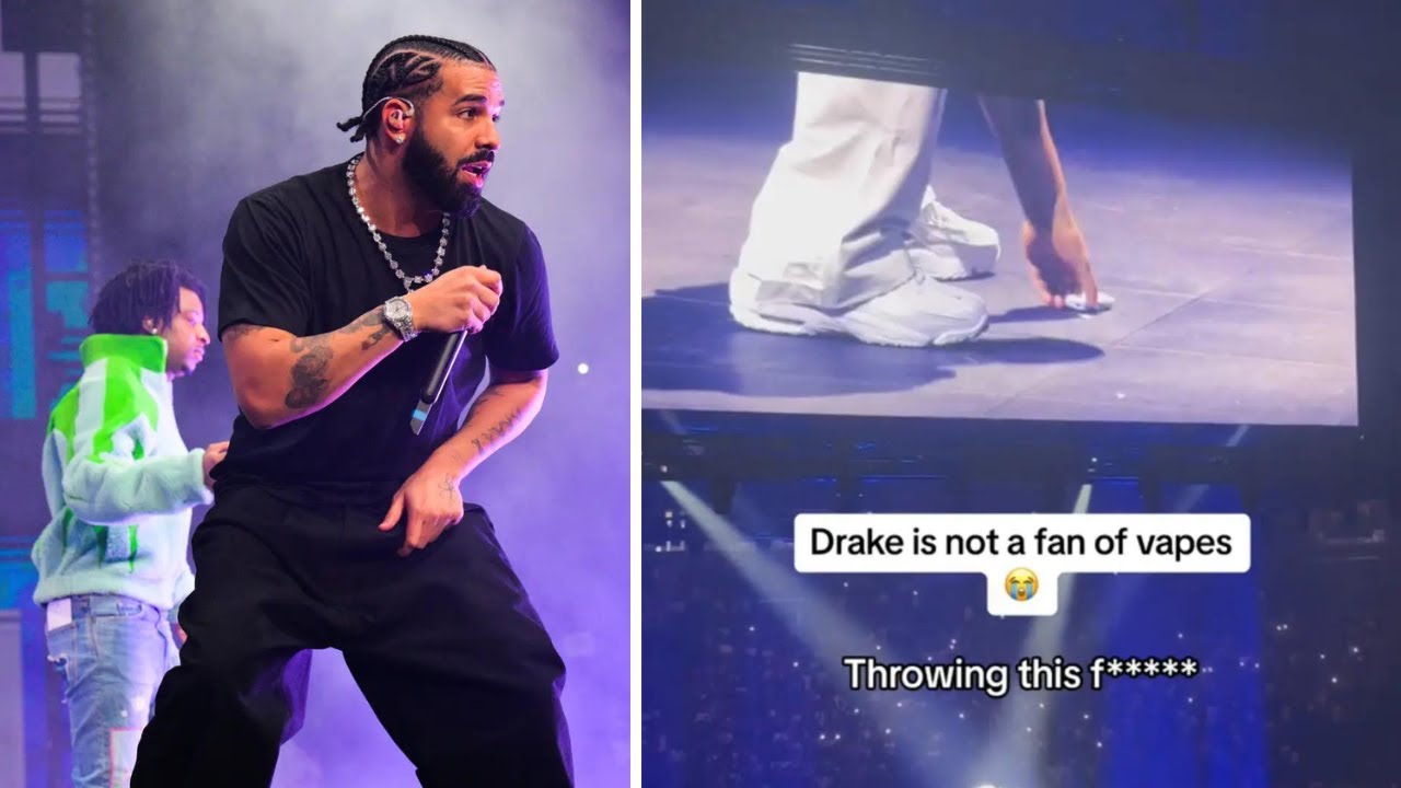 No Tolerance for Disruptions: Drake Stops Show After Fan Throws Vape ...