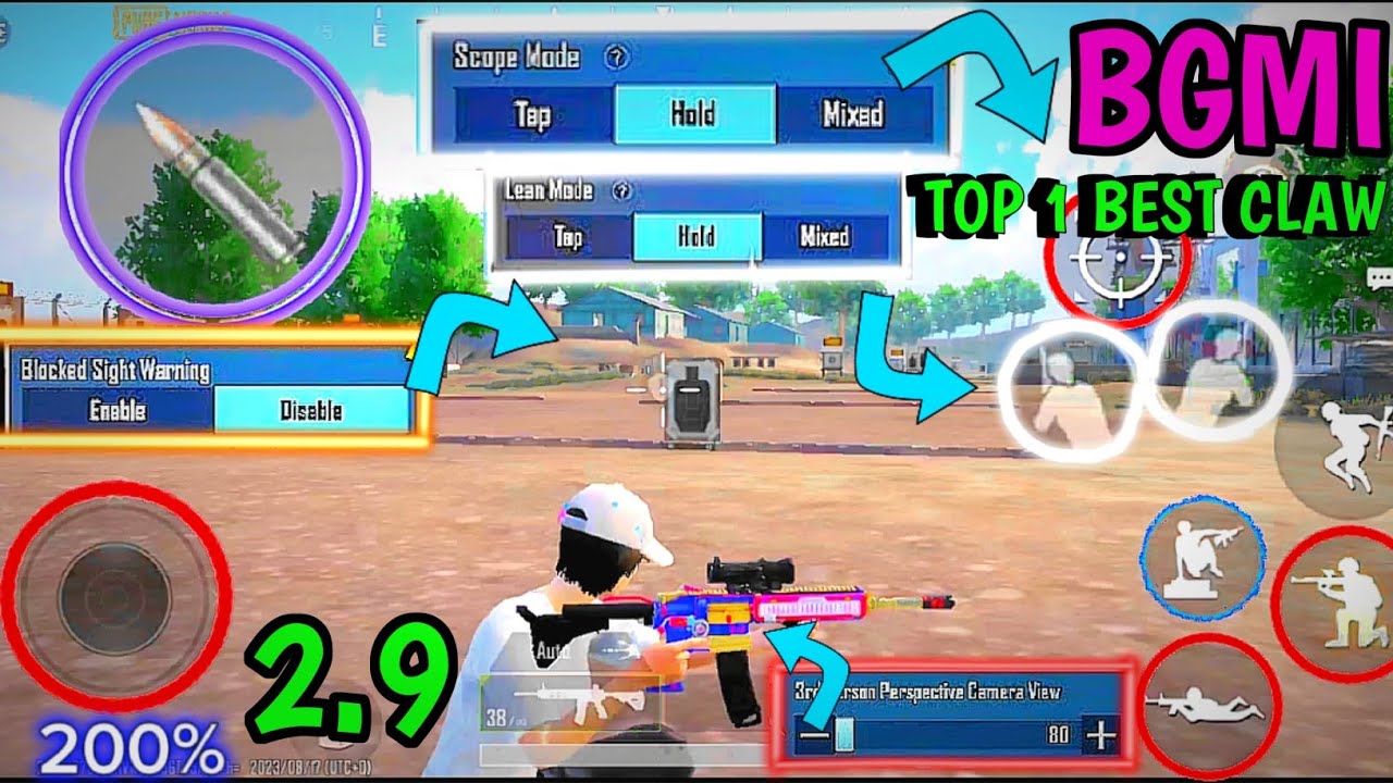 Competitive⚡3 Finger Control Setup | PUBG 3 Finger Control Claw/ Bgmi ...