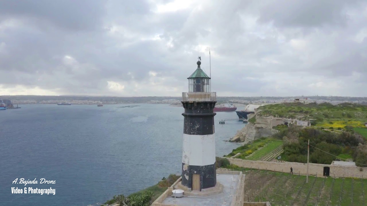 Malta drone Delimara Lighthouse 16 03 2019 - YouTube