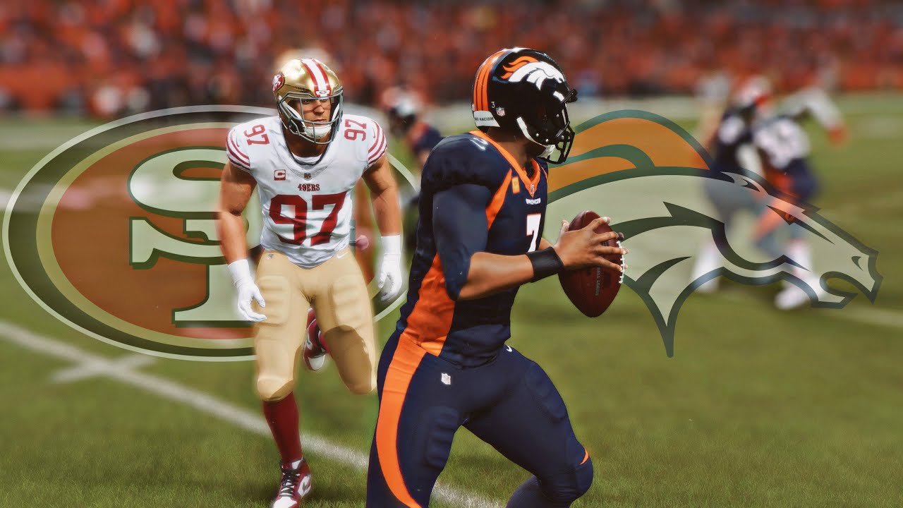 San Francisco VS Denver Broncos Week 3 Simulation Highlights - Madden ...