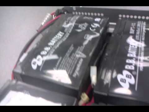 Bulging UPS battery - YouTube