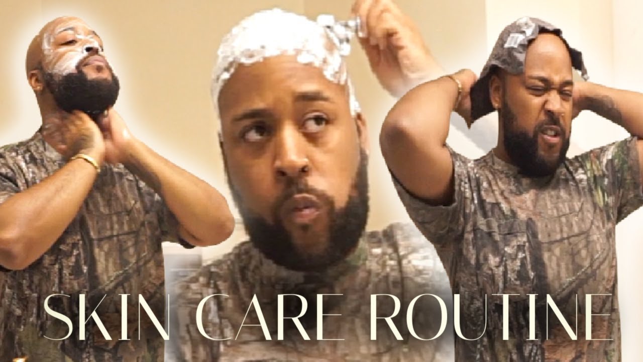 Morning Skin Care Routine | Men's Bald Grooming Tips - YouTube