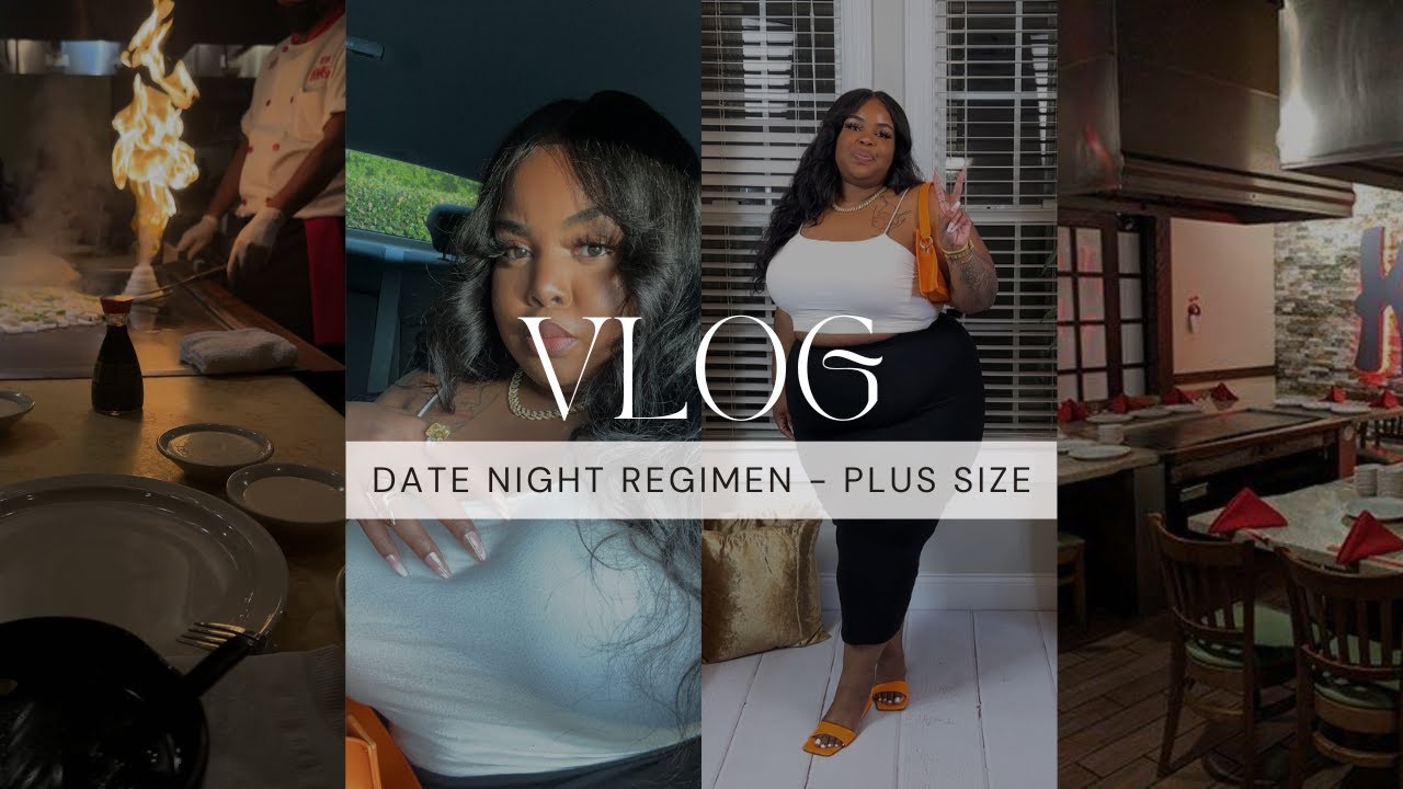 VLOG: Plus Size Date Night ROUTINE & GRWM - Hygiene, Waxing, Nails ...