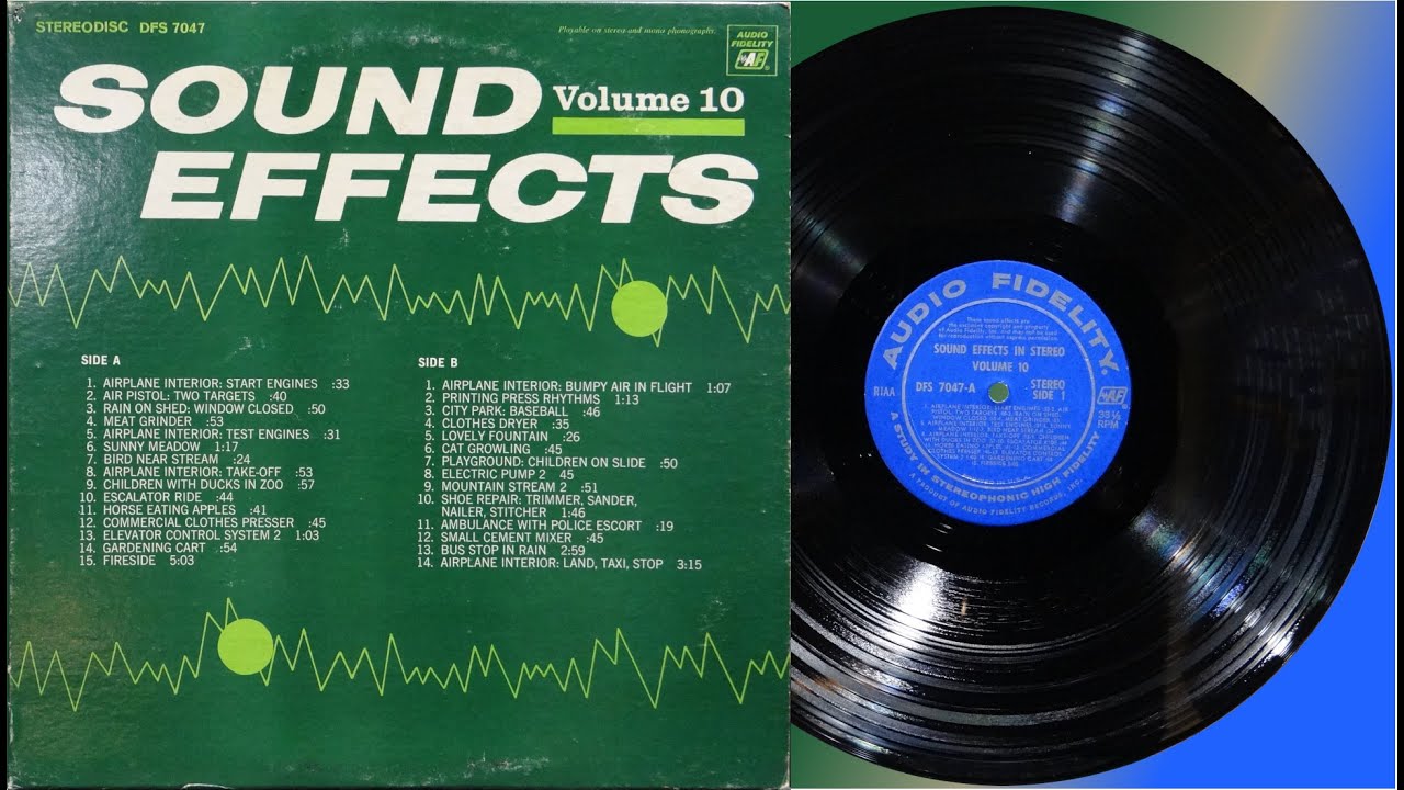 Sound Effects - Volume 10 - Audio Fidelity - YouTube