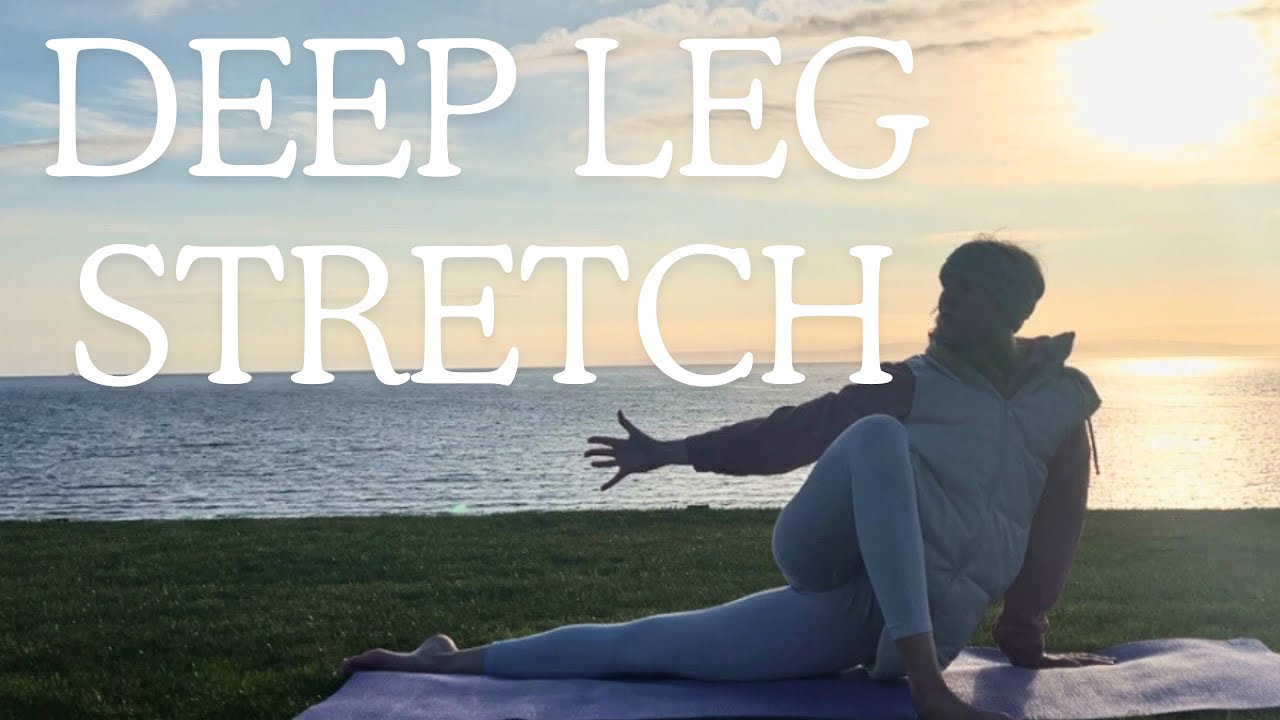 Sunset Yoga | Deep Leg Stretch And Strengthen | Quick Yoga Class - YouTube