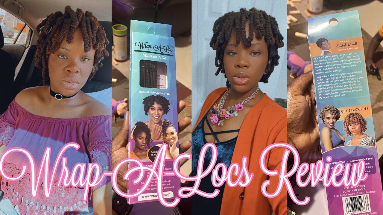 Wrap-a-loc review | wrap-a-loc tutorial on Locs - YouTube