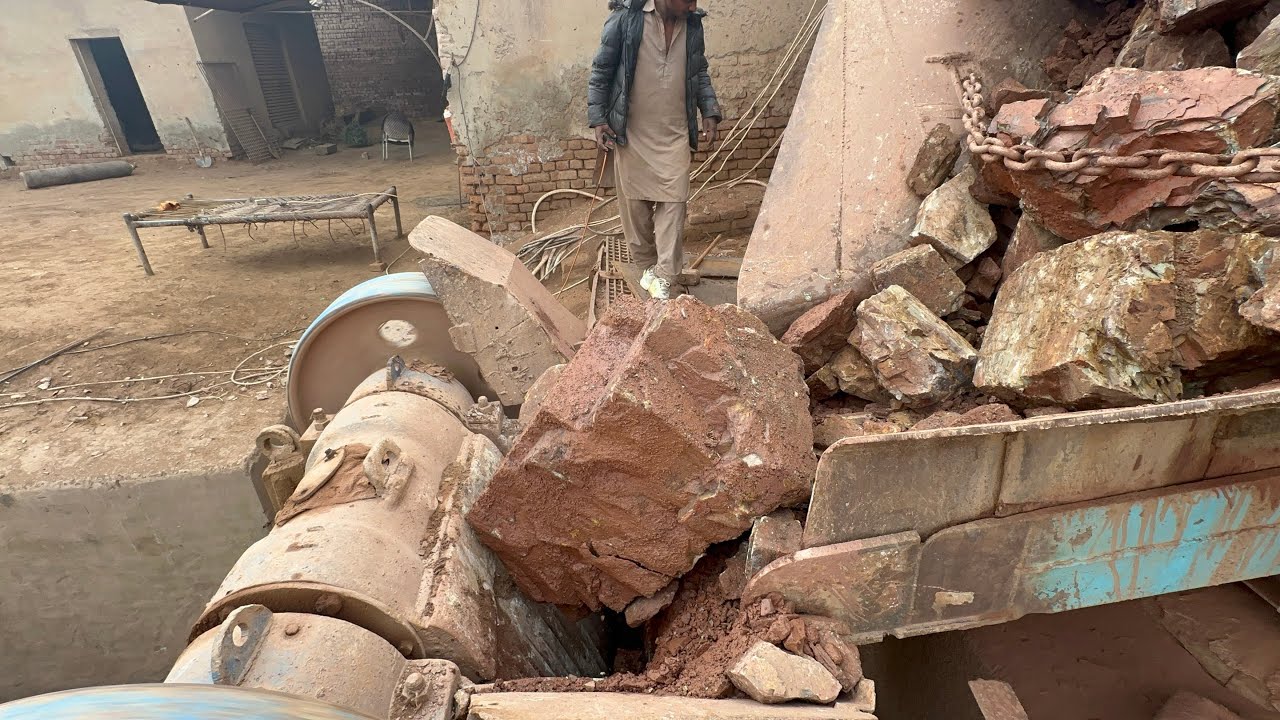 Unstoppable Power! Crushing Giant Rocks with Heavy Machinery | Hard ...