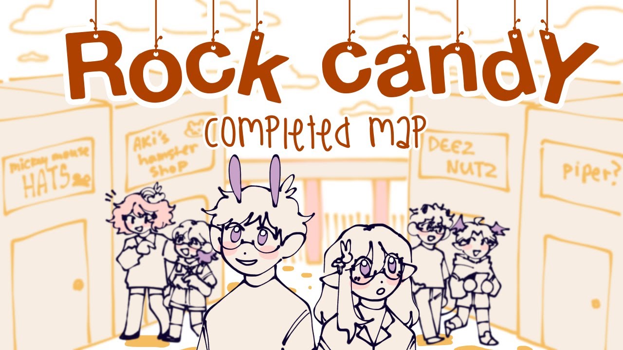 rock candy | COMPLETED MAP - YouTube