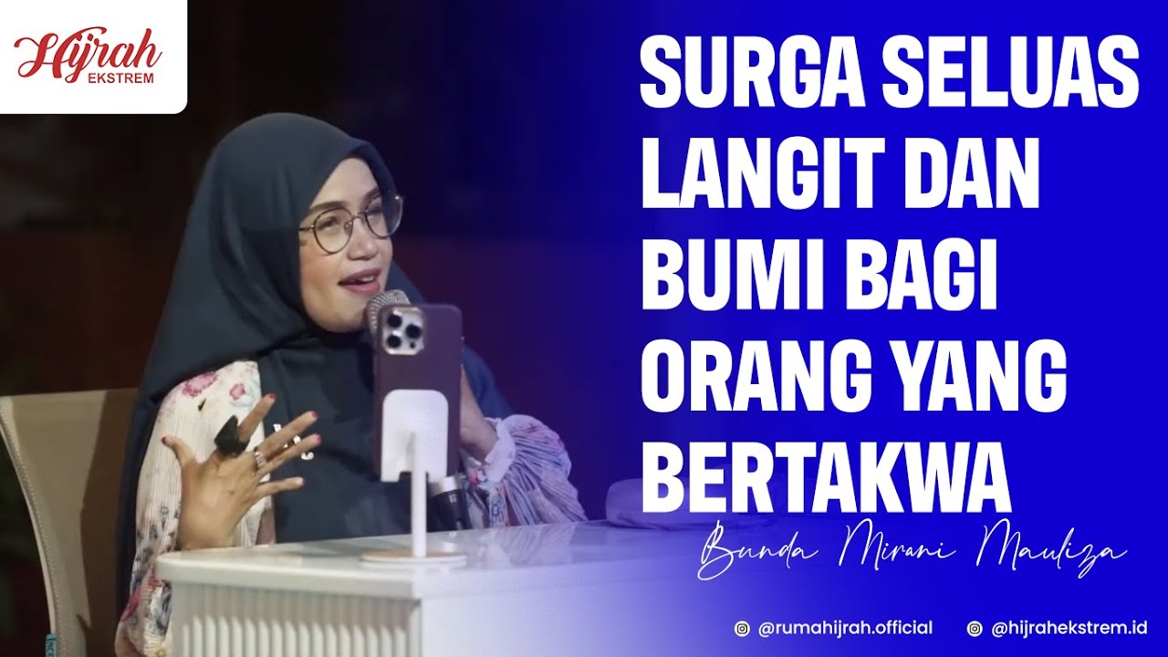 Syarat utama diterimanya ibadah adalah bertakwa | Bunda Mirani Mauliza - YouTube