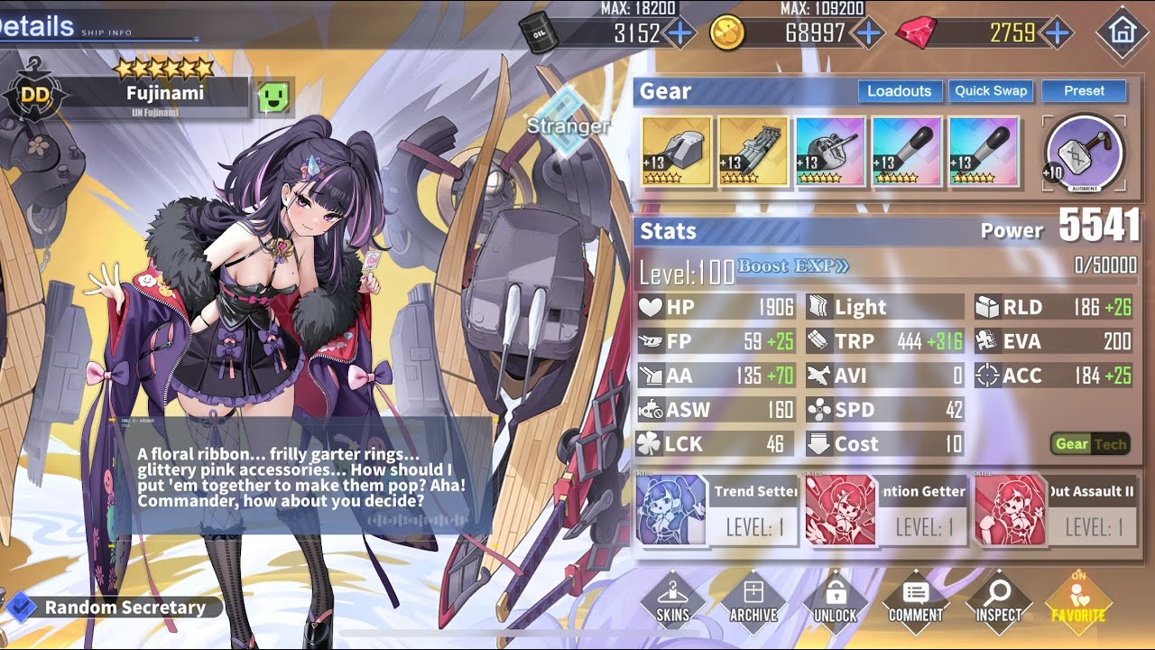 Azur Lane Chapter 16-4 FULL AUTO NO SS CALL/RESET - FUJINAMI SEMI AFK ...