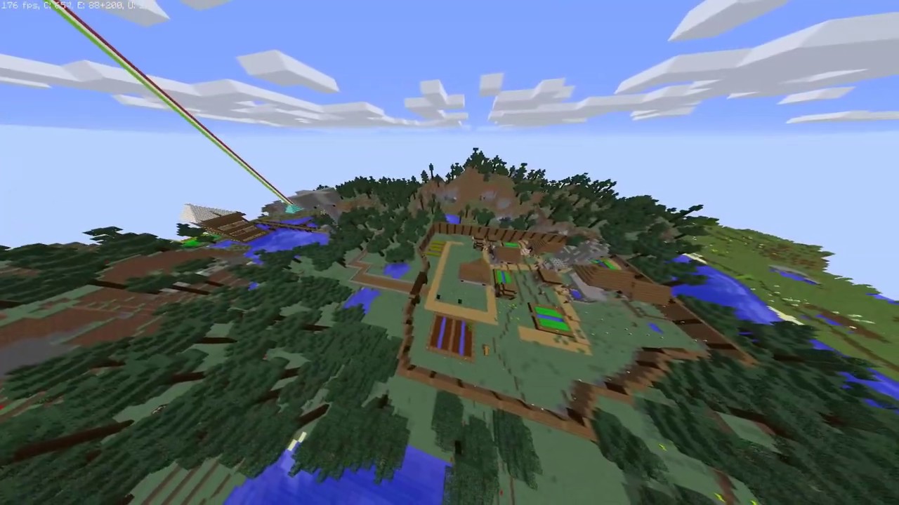 Minecraft let's play 12 falu építés - YouTube