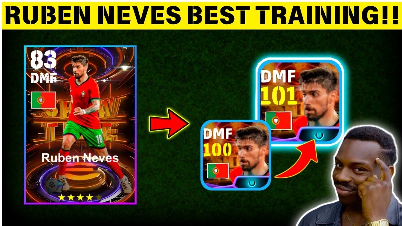 HOW TO TRAIN FREE SHOWTIME RUBEN NEVES!🤩 |Ruben Neves Efootball 24 ...
