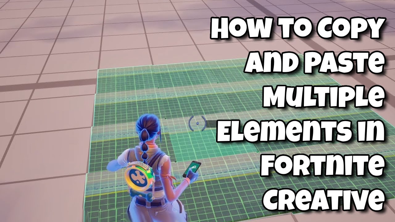 How to Copy and Paste Multiple Elements in Fortnite Creative - YouTube