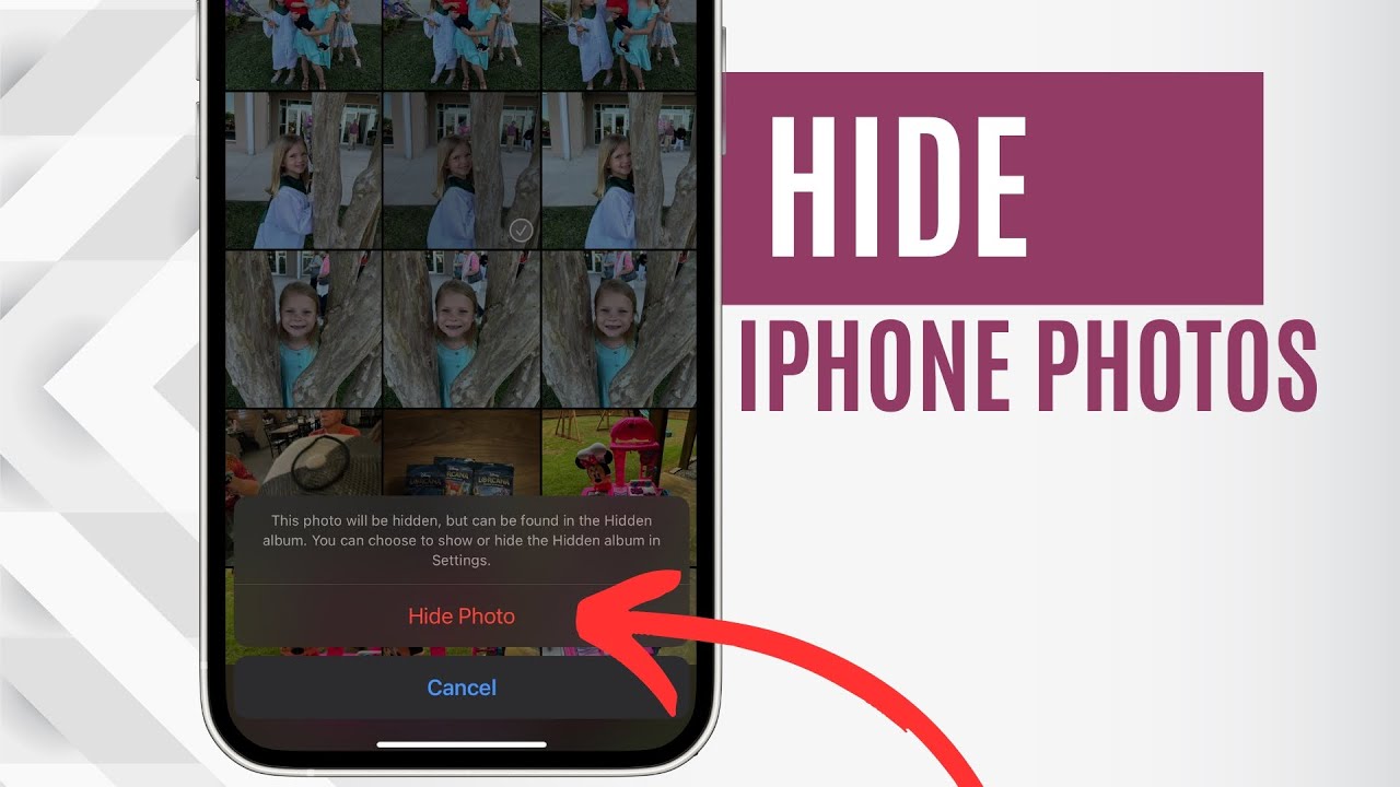 How To hide iPhone Photos - Full Guide - YouTube