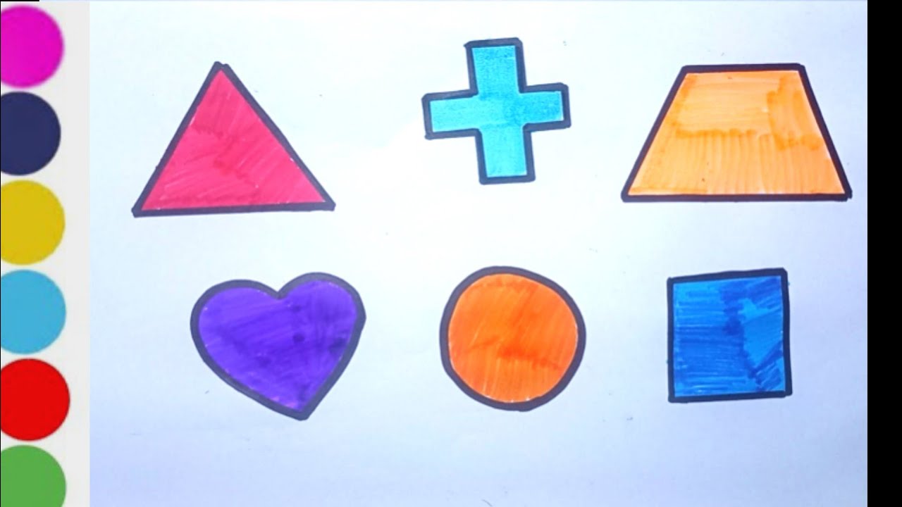 Geometric Drawings To Color