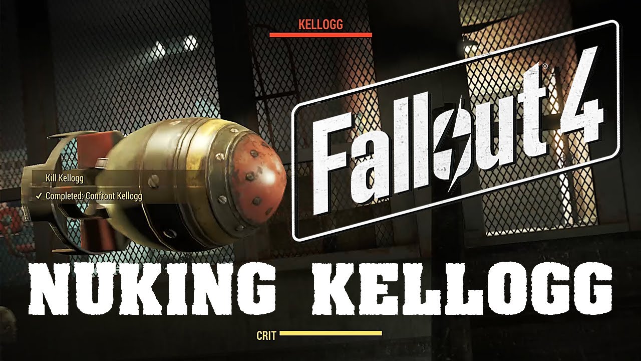 FALLOUT 4 - Kellogg the Final Moment - YouTube