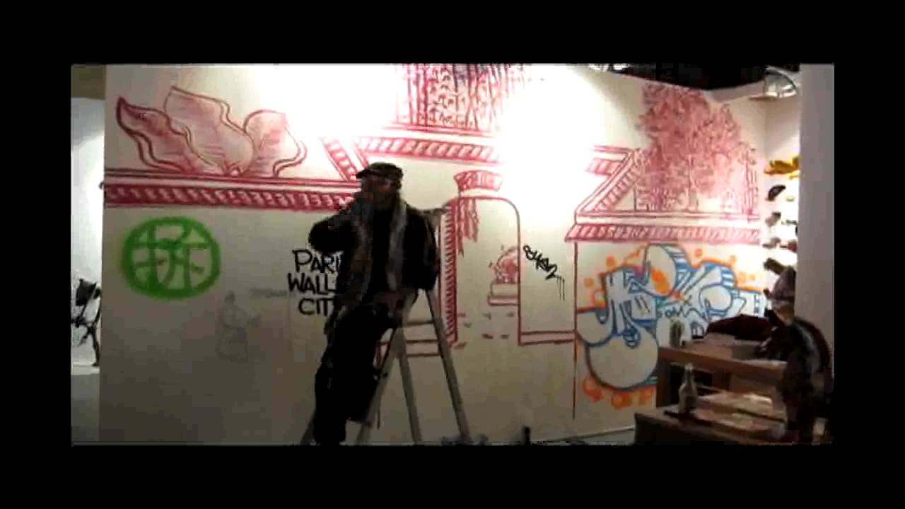MC Yan rips it up for NeoFolk at Cutlog art fair Paris 2011 - YouTube
