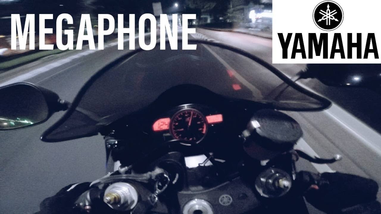 PURE SOUND YAMAHA R6 (AKRAPOVIC MEGAPHONE EXHAUST!) - YouTube